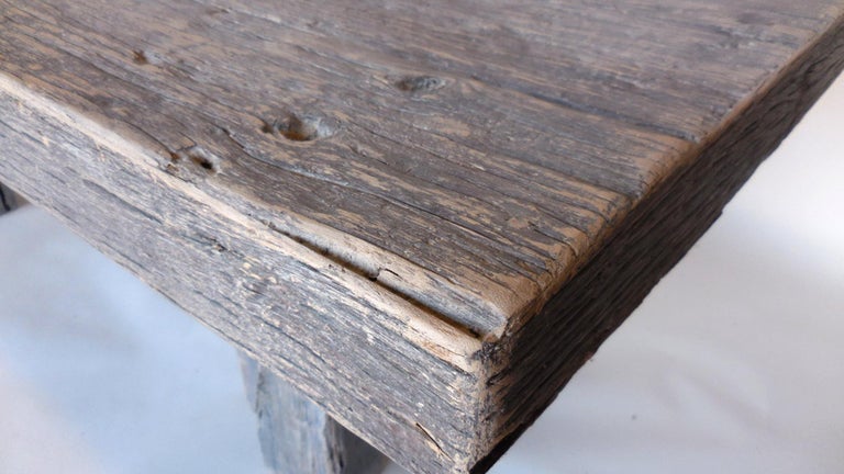 Rustic Large Scale Table For Sale at 1stDibs