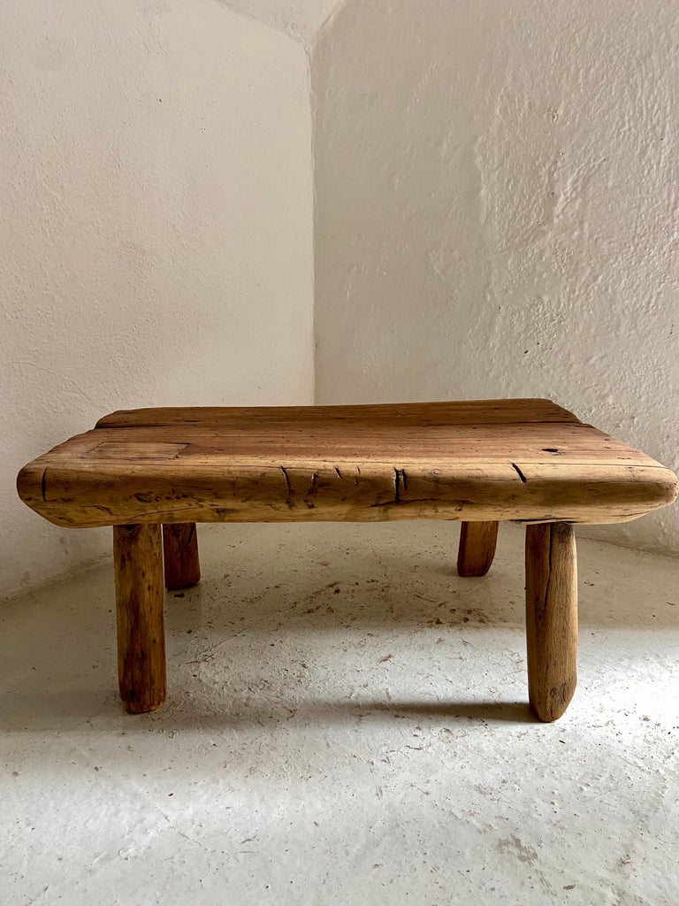 Rustic Low Table from Yucatan, Mexico, Circa 1970's at 1stDibs