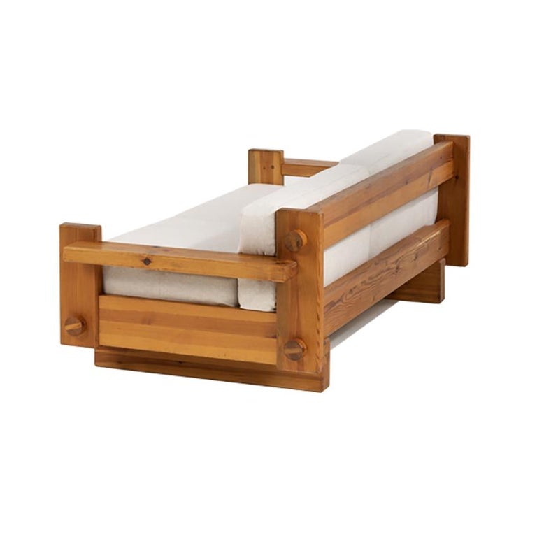 Rustic Modern Pine Sofas, Sweden, 1970’s at 1stDibs