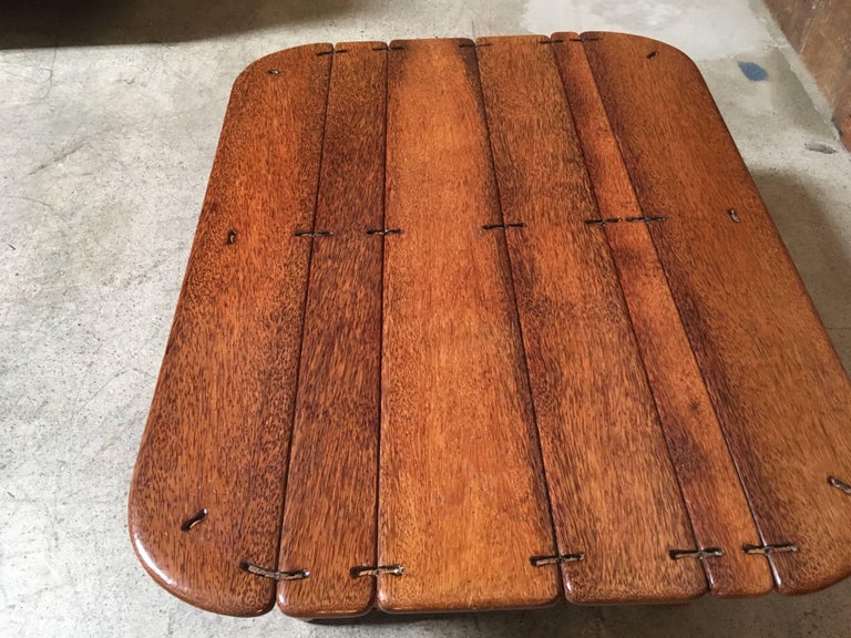 Rustic Modernist Coffee Table by Pacific Green at 1stDibs