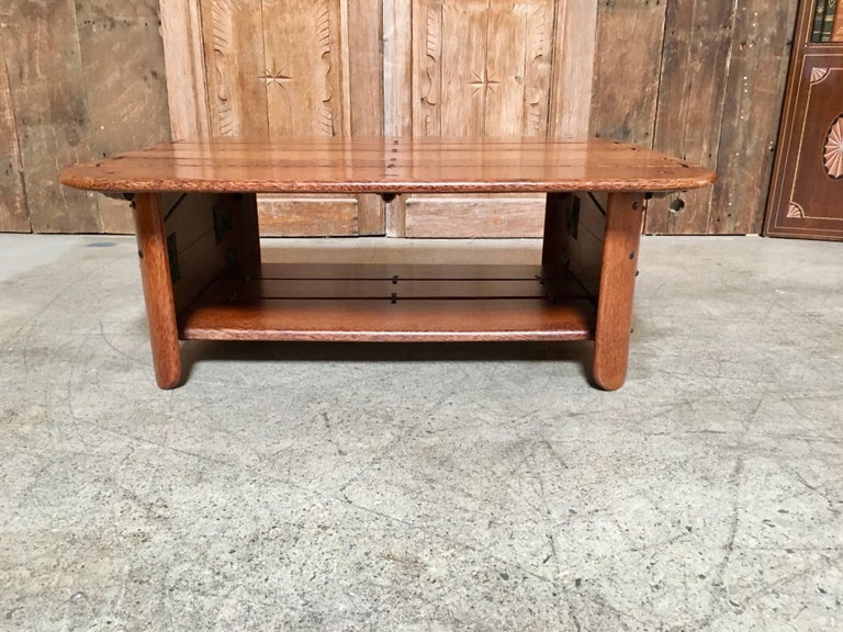 Rustic Modernist Coffee Table by Pacific Green at 1stDibs