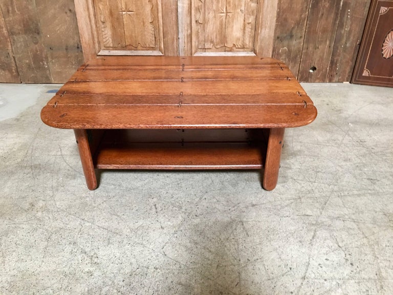 Rustic Modernist Coffee Table by Pacific Green at 1stDibs