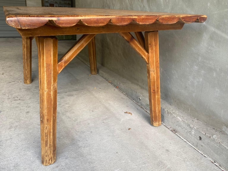 Rustic Oak Dining Table, 19th Century at 1stDibs