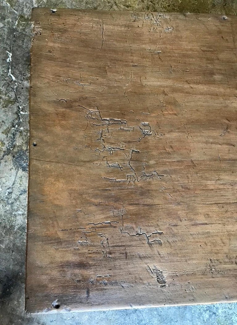 Rustic One Wide Board Coffee Table For Sale at 1stDibs