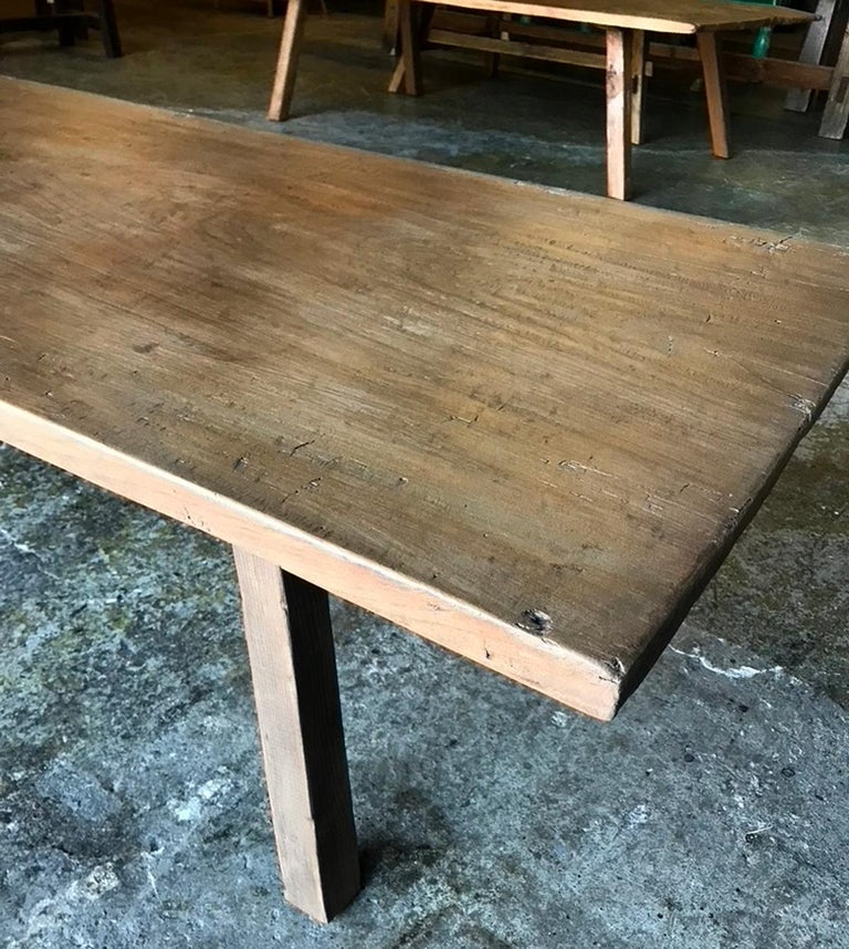Rustic One Wide Board Coffee Table For Sale at 1stDibs