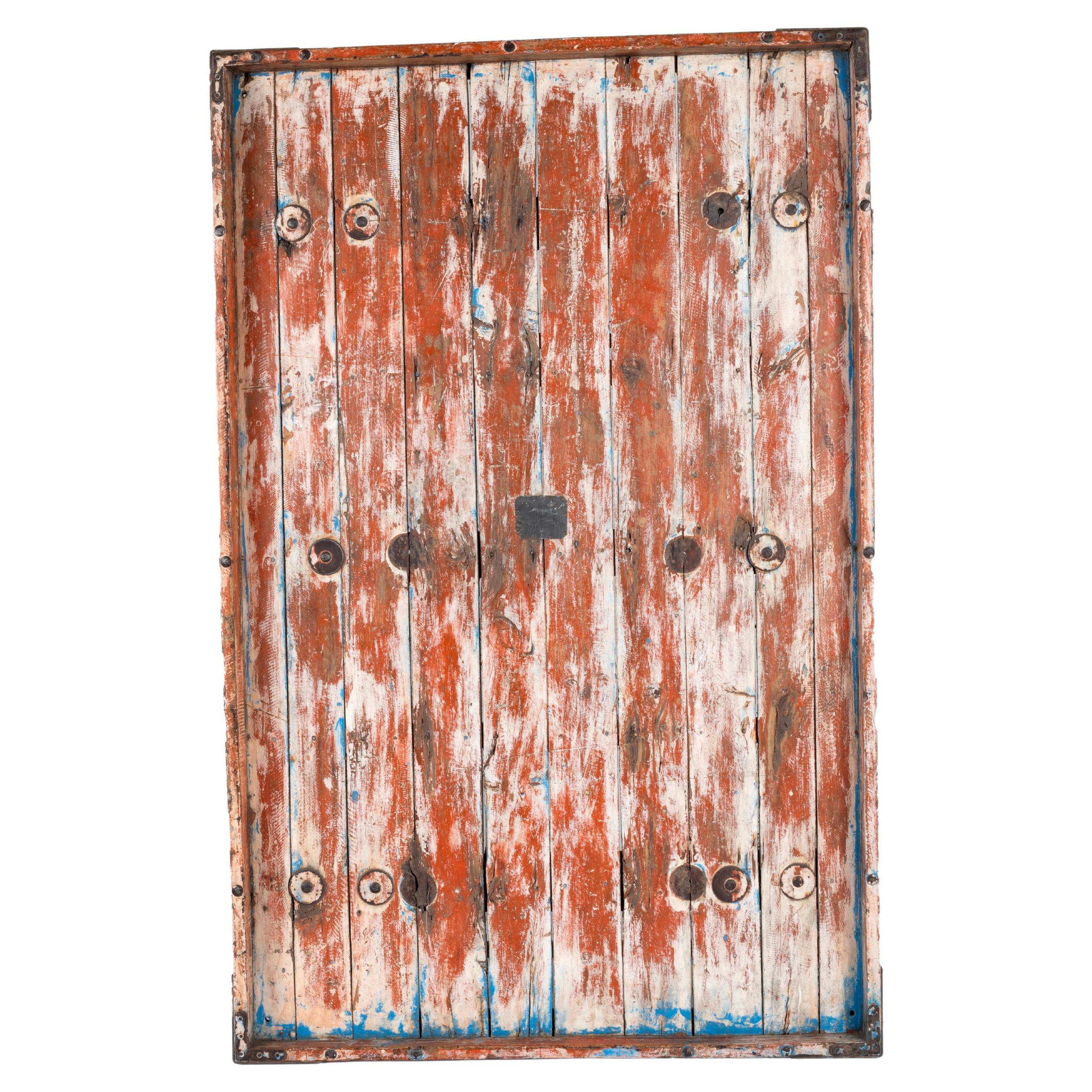 Rustic Paint Patina Panel For Sale at 1stDibs