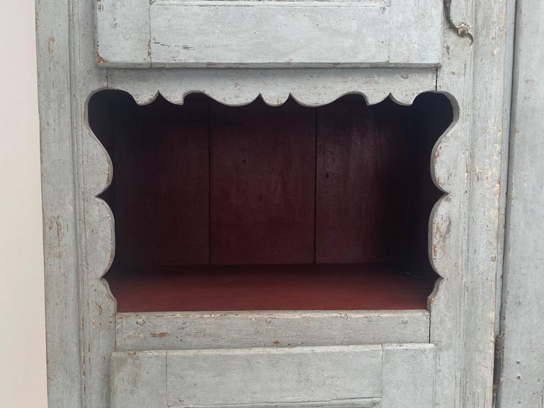 Rustic Patinated French Cupboard For Sale at 1stDibs