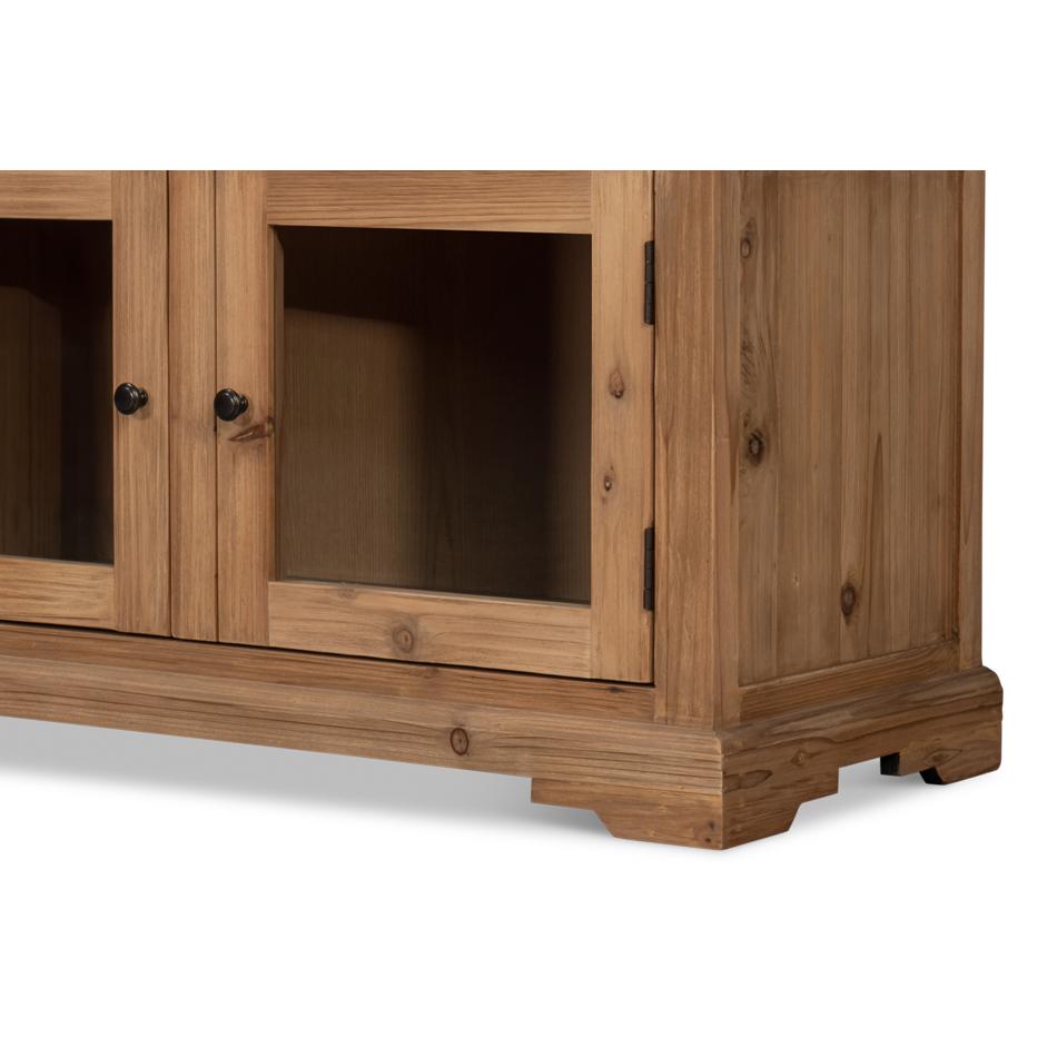 Rustic Pine Bookcase For Sale at 1stDibs