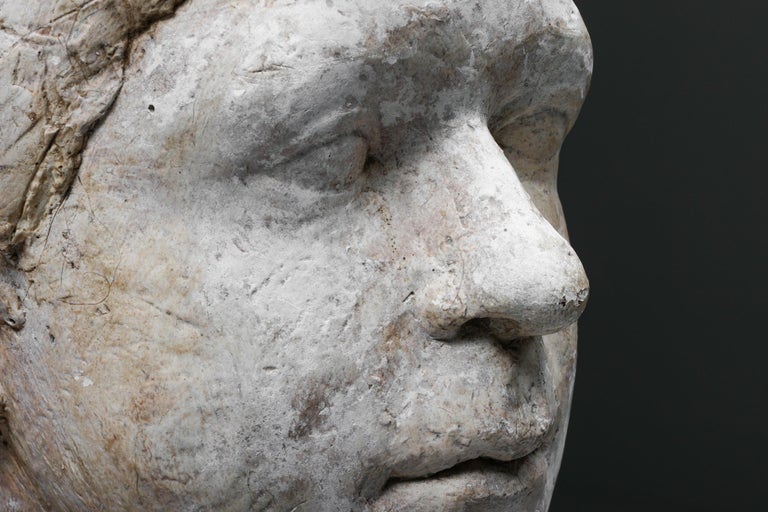 Rustic Plaster Bust, Head Sculpture, Figurative Art, Craftsman, Belgian ...