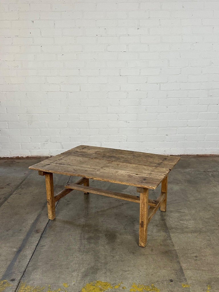 Rustic Primitive Coffee Table For Sale at 1stDibs