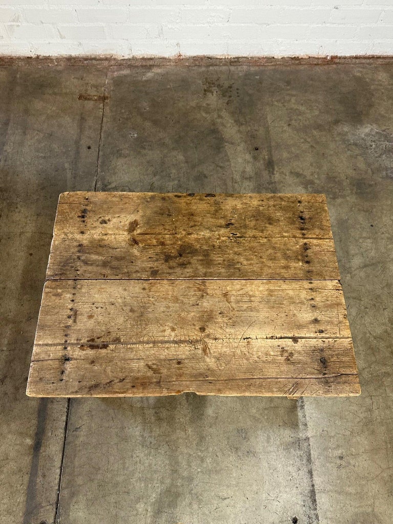 Rustic Primitive Coffee Table For Sale at 1stDibs