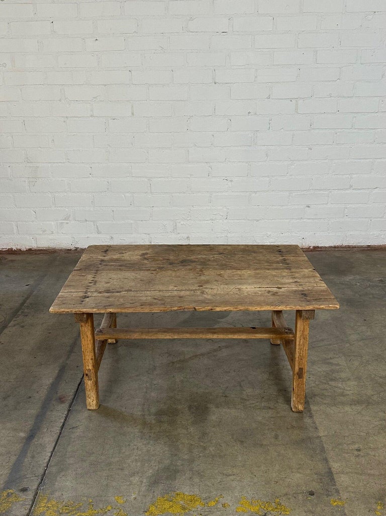 Rustic Primitive Coffee Table For Sale at 1stDibs