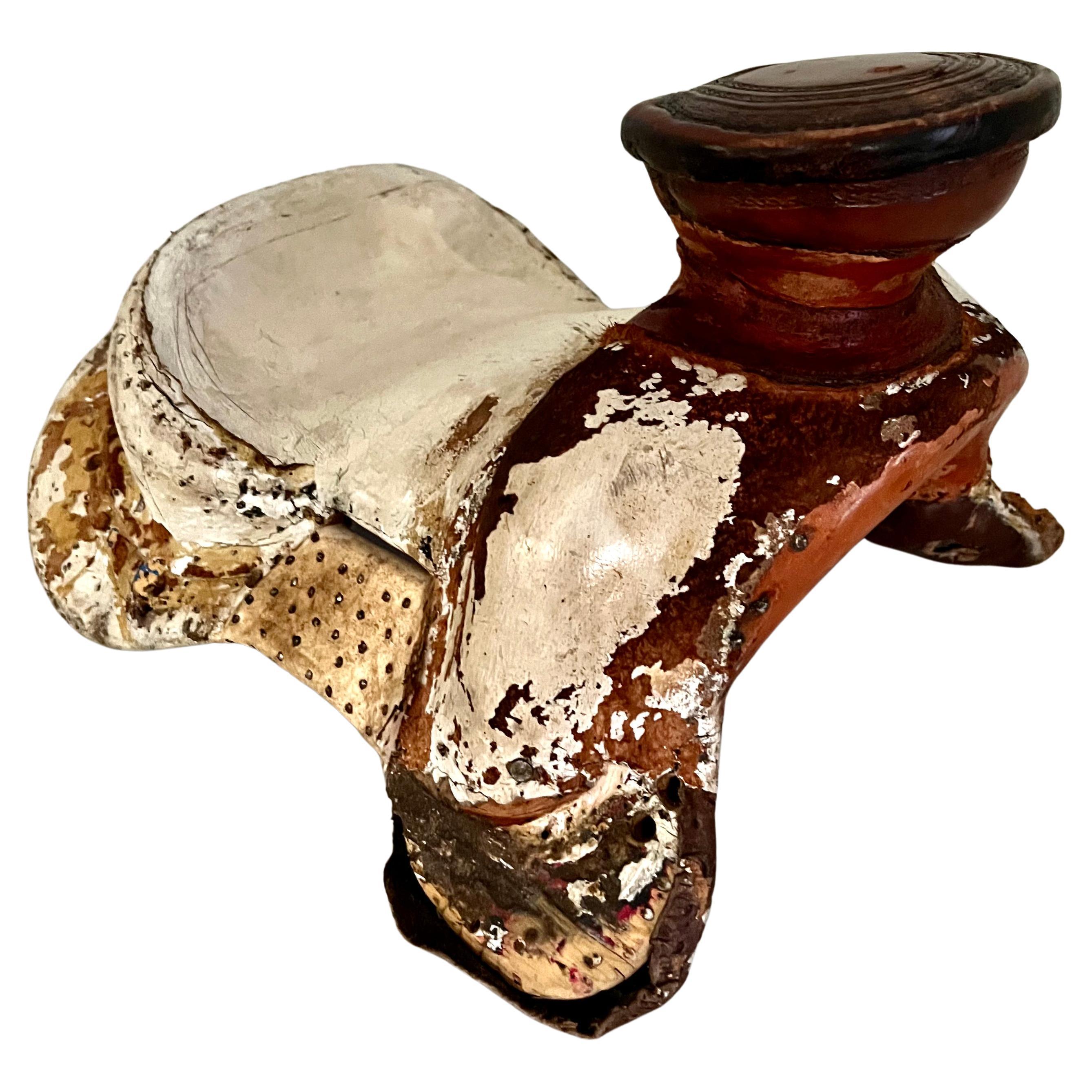 Rustic Primitive Horse Saddle in the Style of Ralph Lauren at 1stDibs