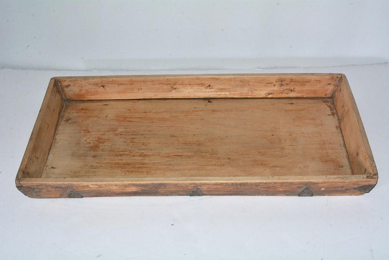 Rustic Provincial Style Chinese Serving Tray For Sale at 1stDibs
