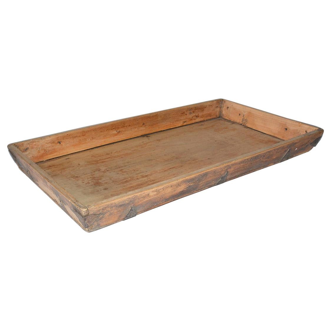 Rustic Provincial Style Chinese Serving Tray at 1stDibs