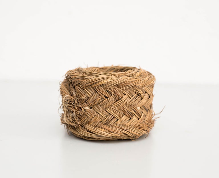 Rustic Rattan Decorative Object, 1960 For Sale at 1stDibs