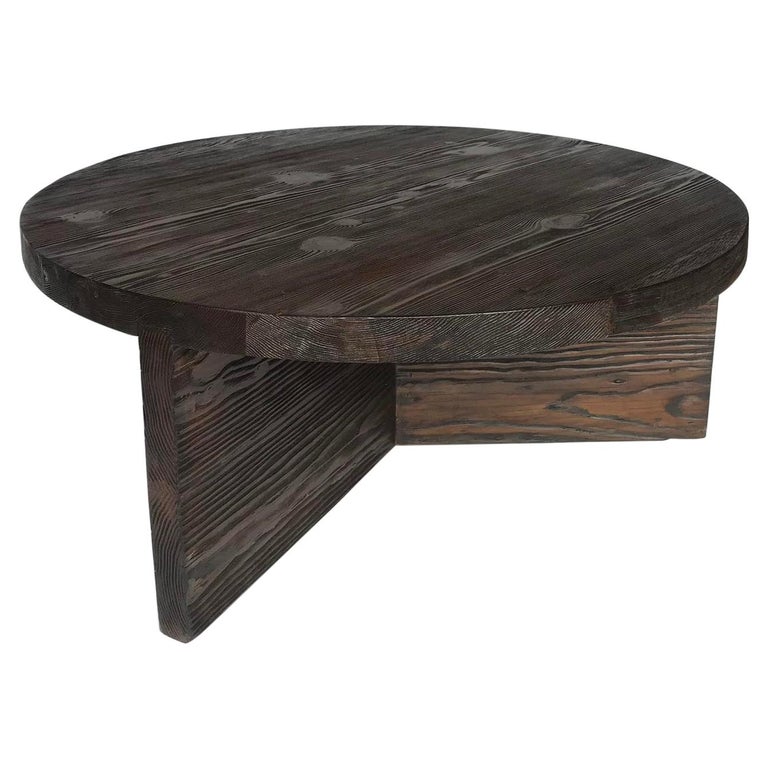 Rustic Reclaimed Wood Coffee Table at 1stDibs