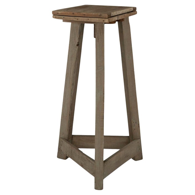 Rustic Sculptors Stand at 1stDibs