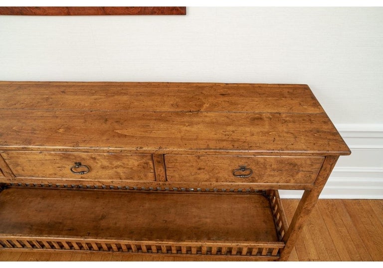 Rustic Style Console Table in Solid Hardwood After Bausman For Sale at ...