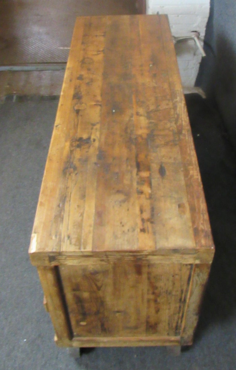 Rustic Style Rolling Dresser For Sale at 1stDibs