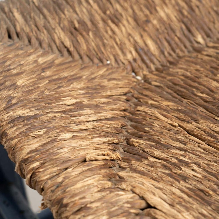 Rustic Traditional Hand-Painted Wood Chair, circa 1940 For Sale at 1stDibs