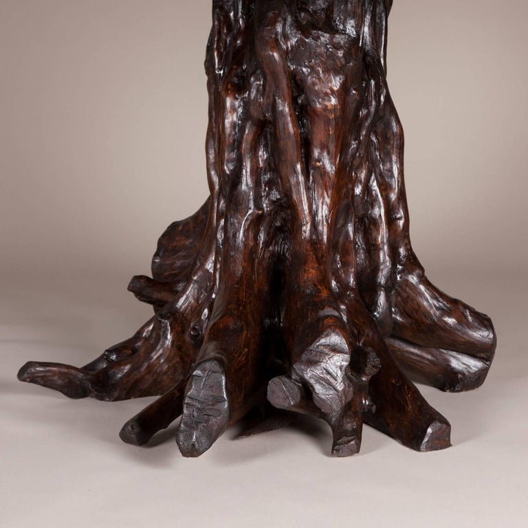 Rustic Tree Trunk Table For Sale at 1stDibs | rustic tree furniture ...