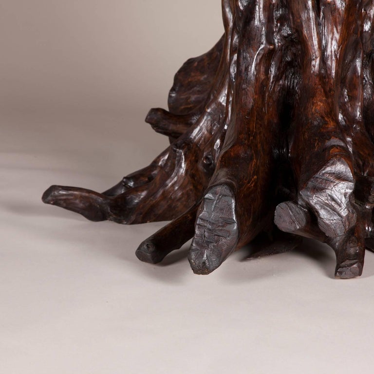 Rustic Tree Trunk Table For Sale at 1stDibs | rustic tree furniture ...