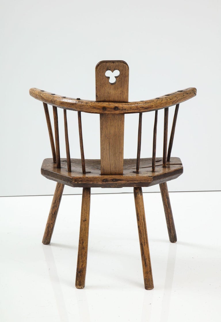 Rustic Welsh Windsor Chair at 1stDibs