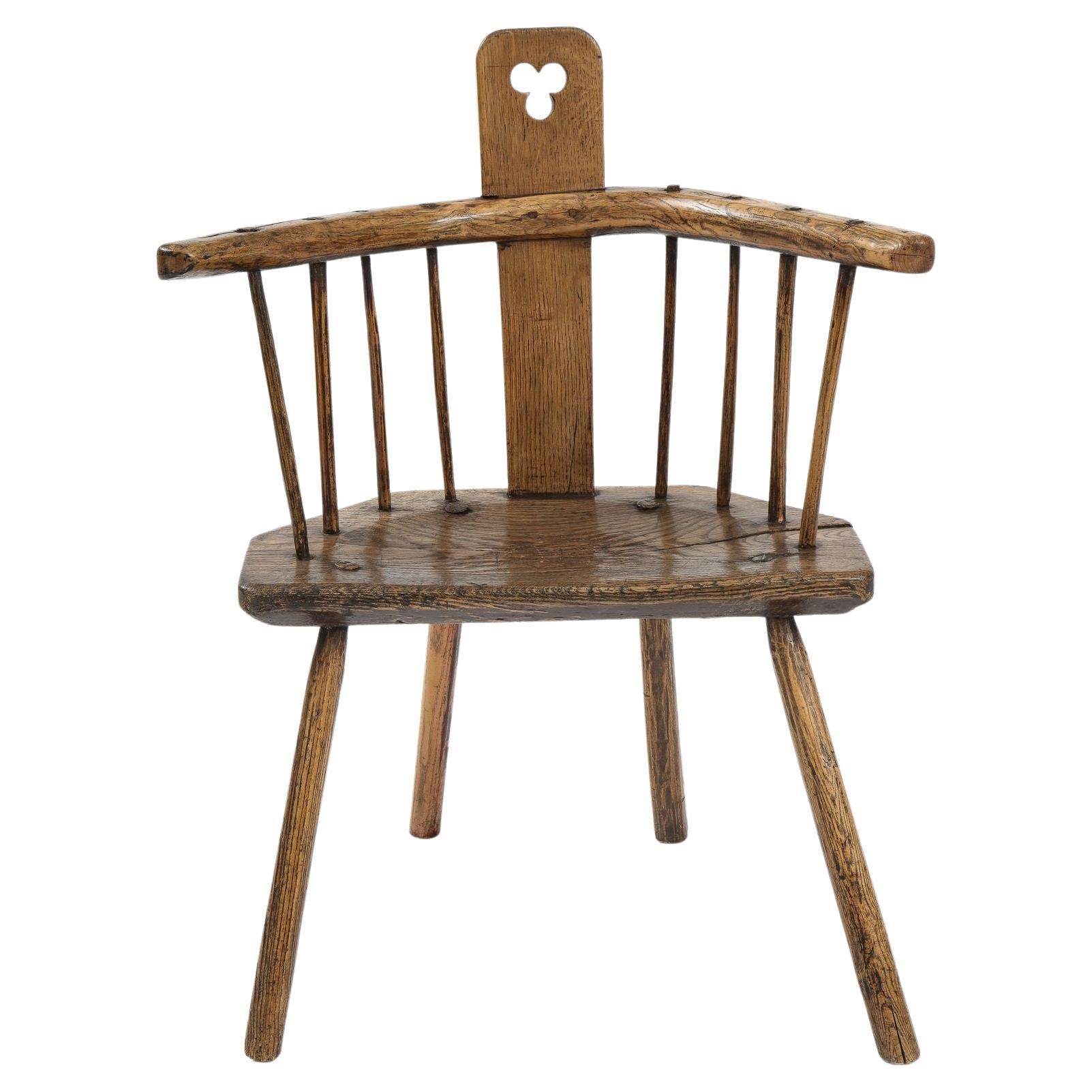 Wingback Welsh Lambing Chair For Sale at 1stDibs