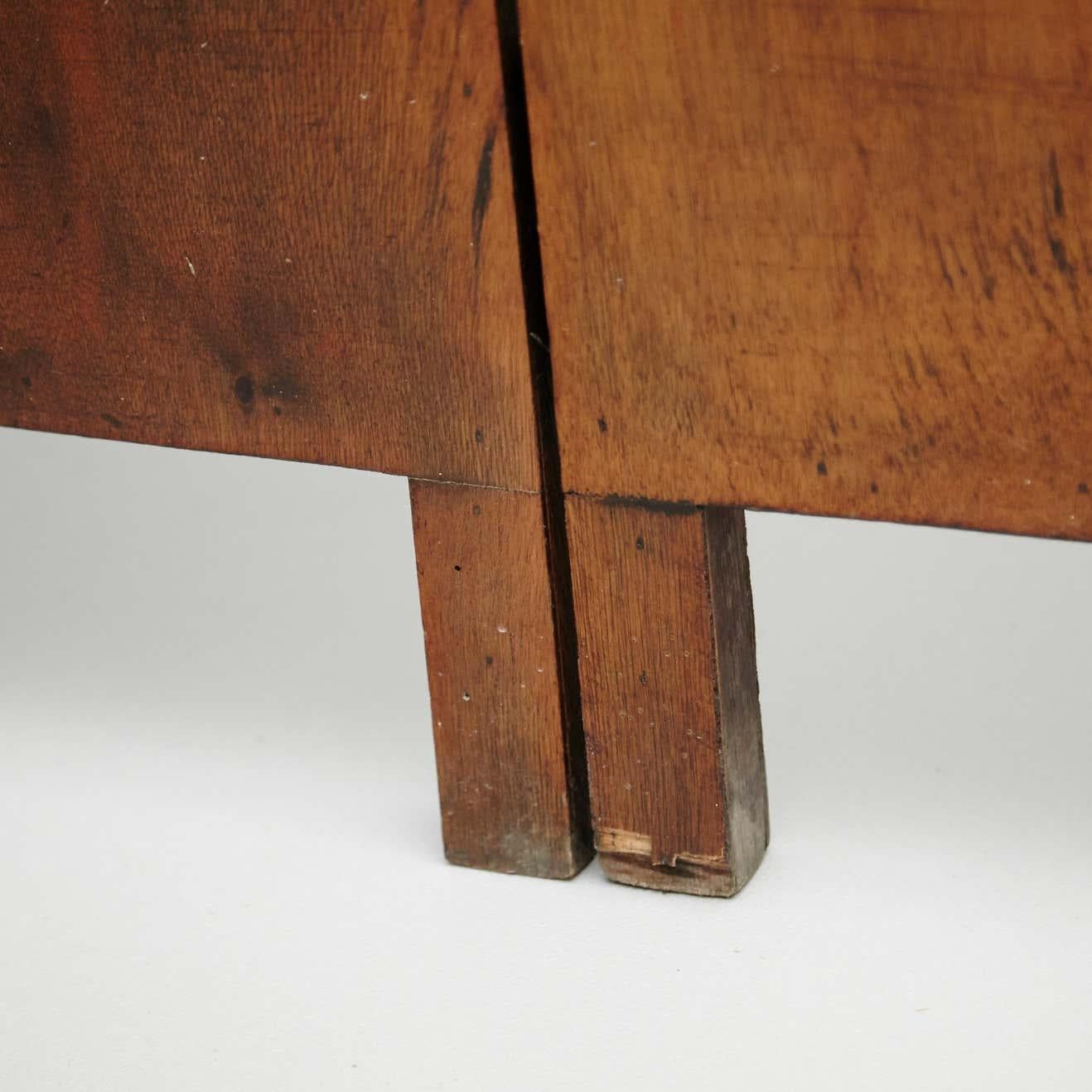 Rustic Wood Room Divider, circa 1930 at 1stDibs