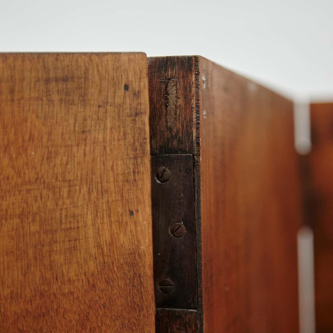 Rustic Wood Room Divider, circa 1930 at 1stDibs