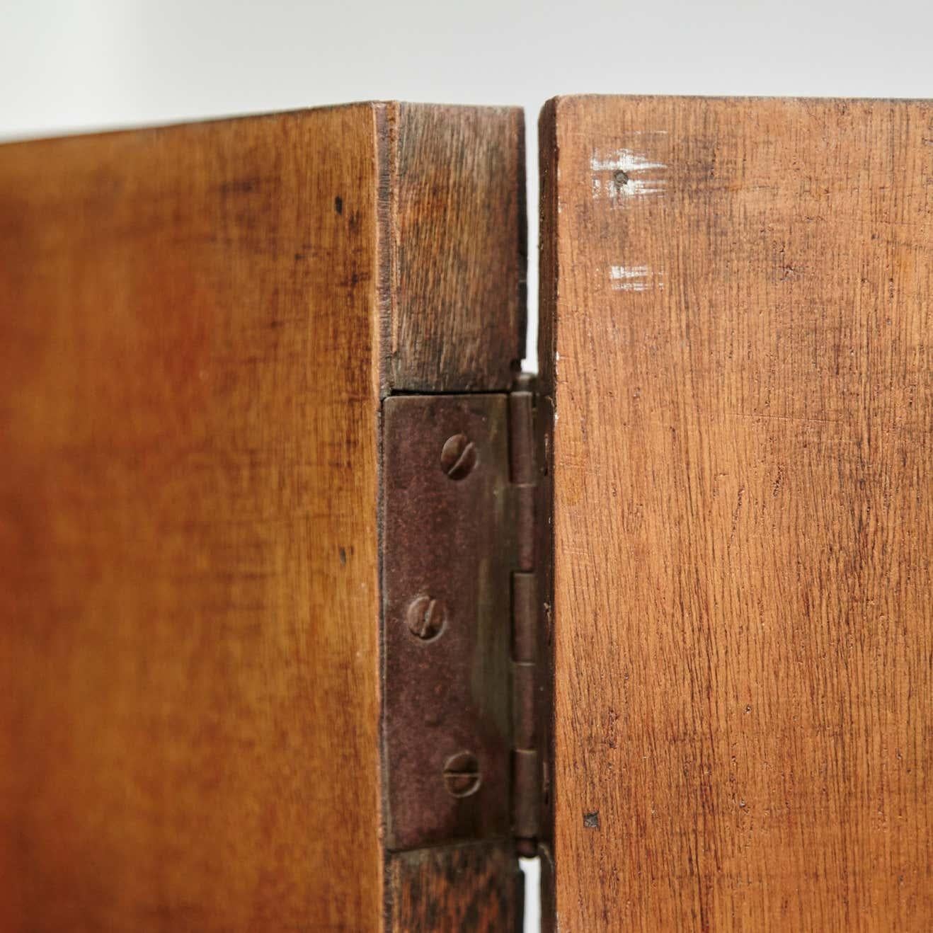 Rustic Wood Room Divider, circa 1930 at 1stDibs