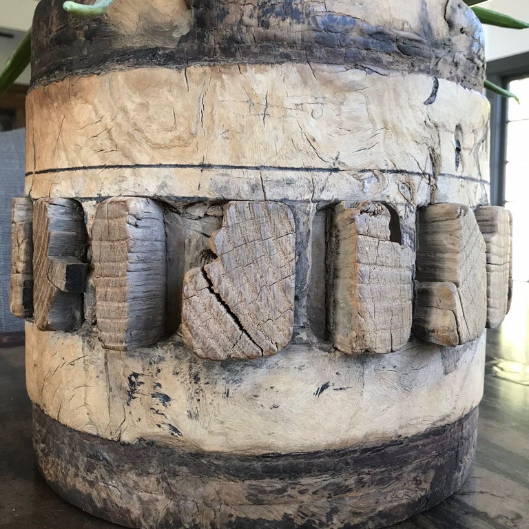 Rustic Wooden Cog For Sale at 1stDibs