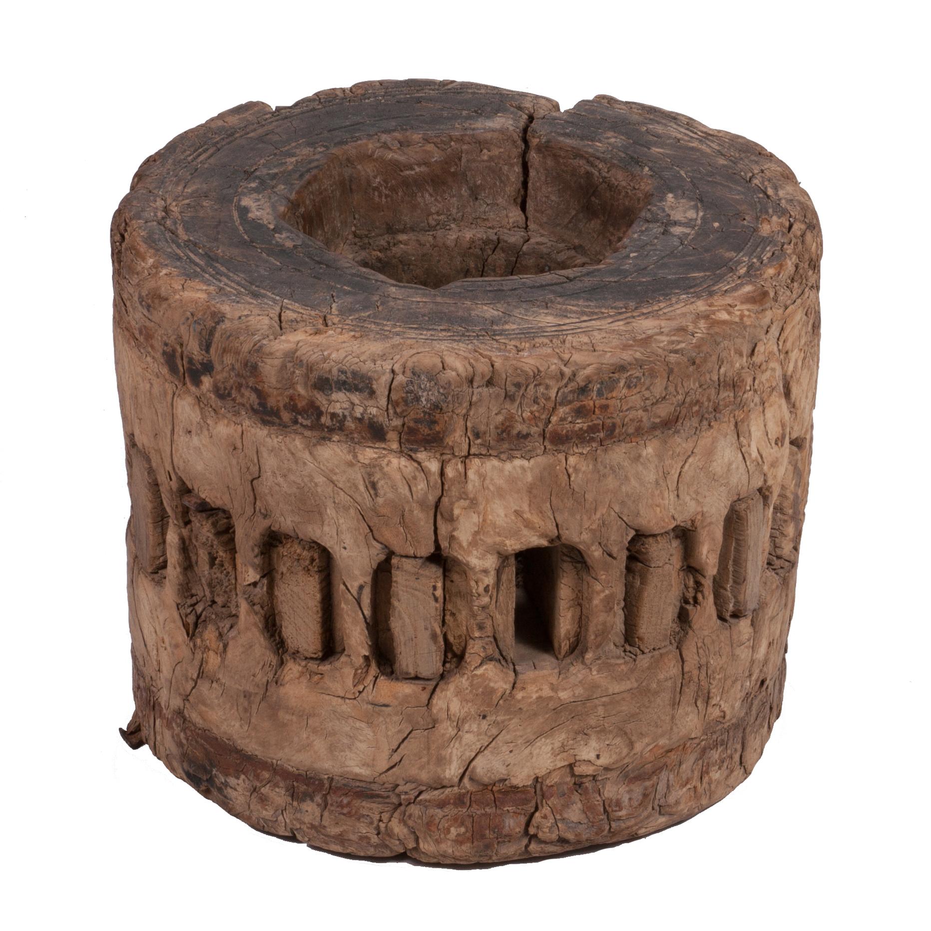 Rustic Wooden Cog For Sale at 1stDibs