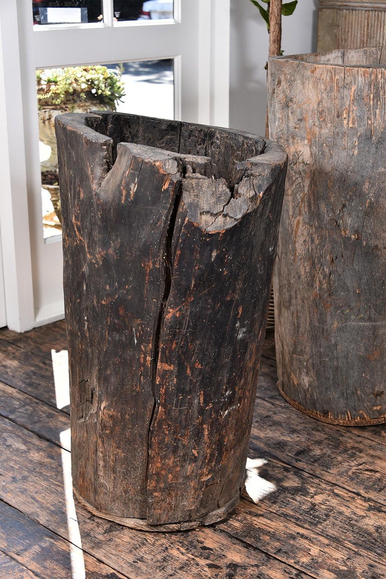 Rustic Wooden Planters For Sale at 1stDibs