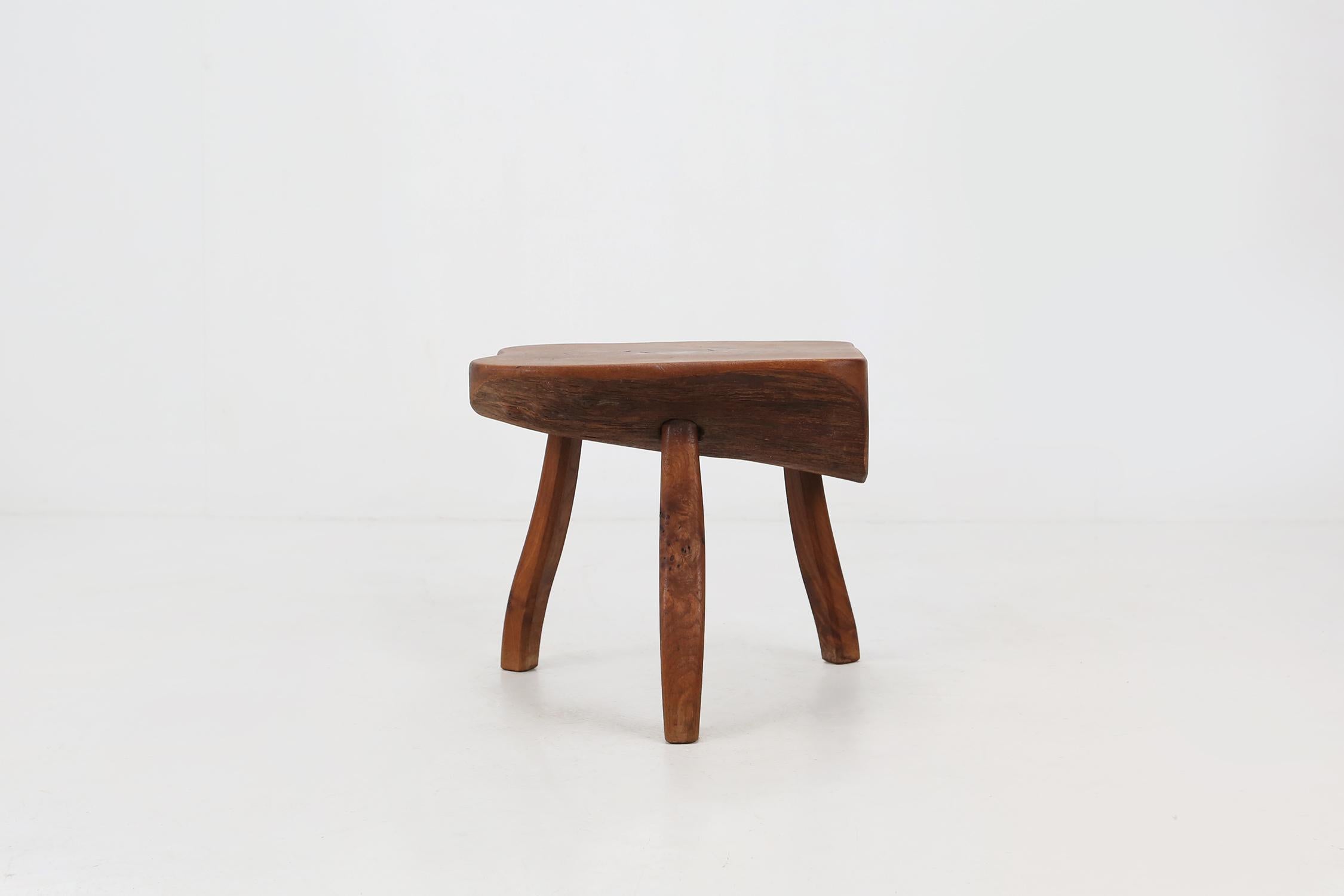 Rustic Wooden Side Table 1920's at 1stDibs