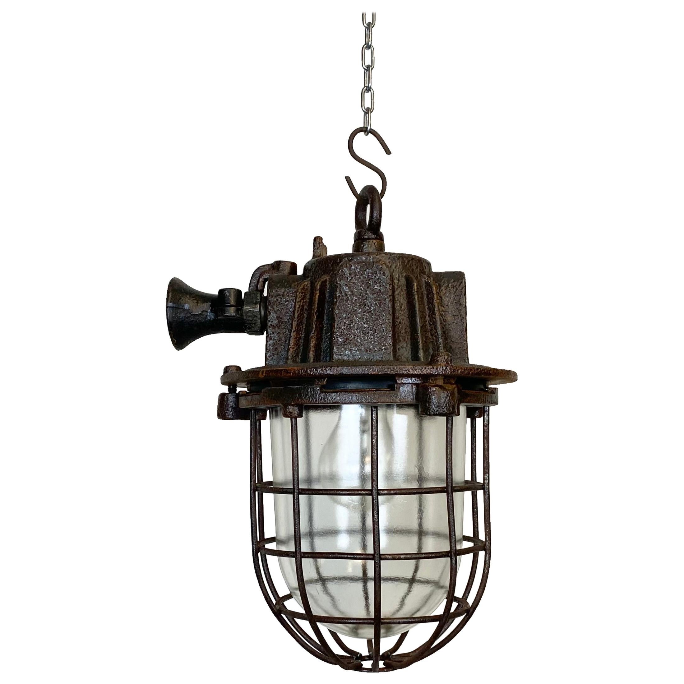 Pendants of Cast Iron Balls Lined with Rice Paper at 1stDibs