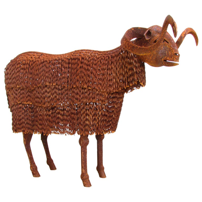 Rusty Lifesize Sheep For Sale at 1stDibs