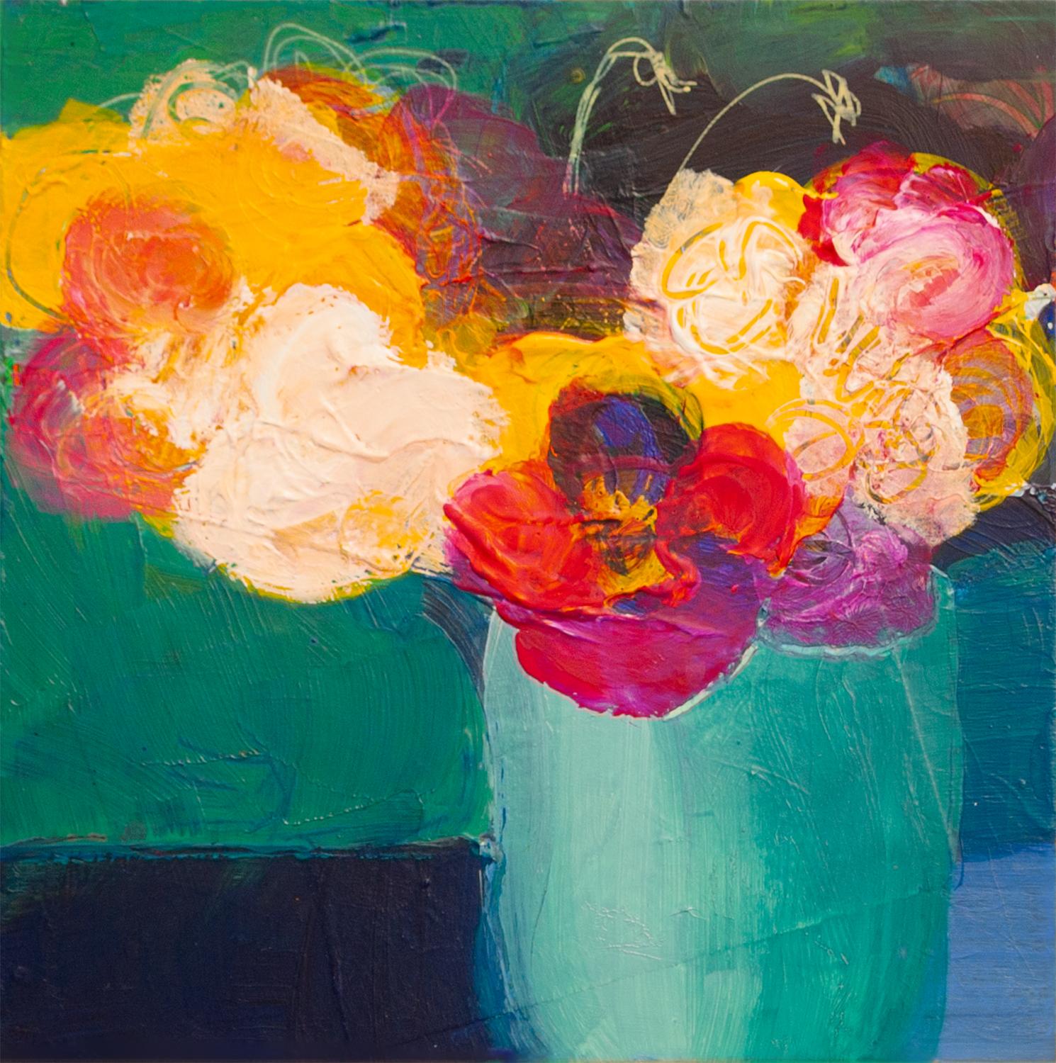 Ruth-Anne Siegel - Free (Blue Ribbon), Original Painting For Sale at ...