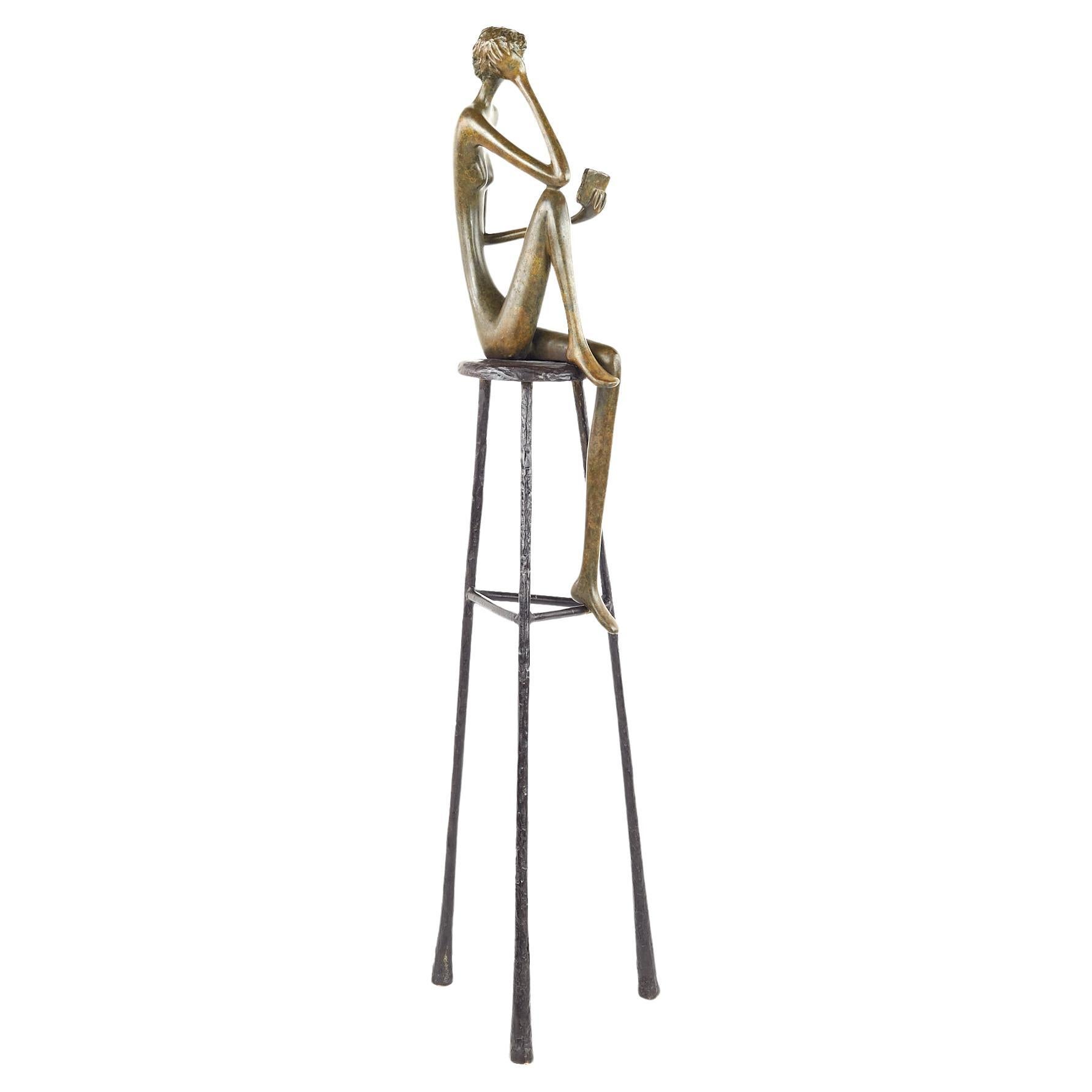 "Lovers" Sterling Silver Sculpture by Ruth Bloch at 1stDibs