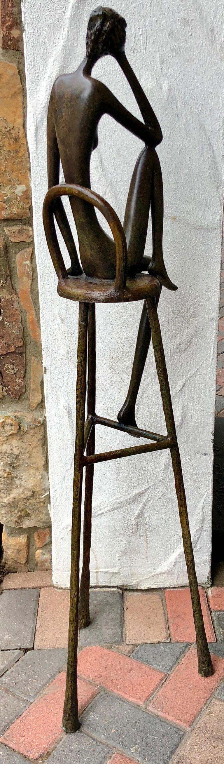 Ruth Bloch - Figure on a Stool at 1stDibs