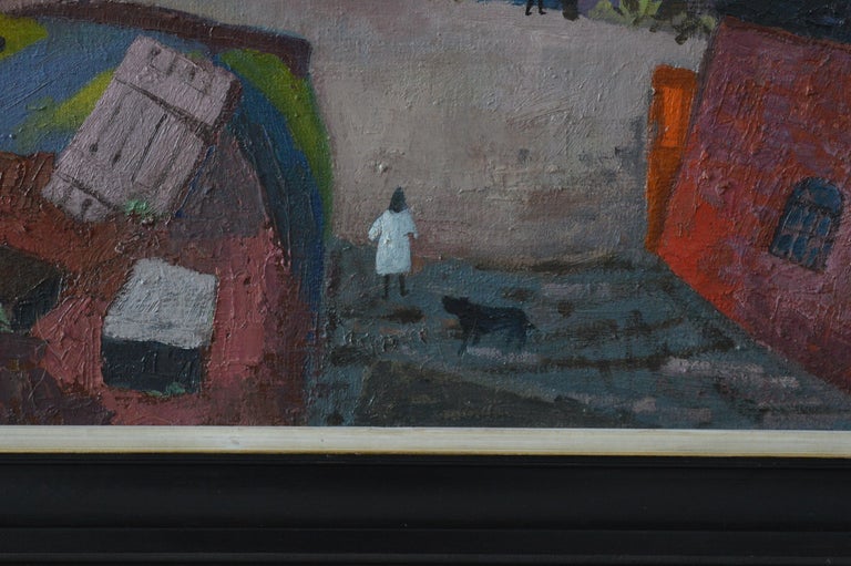 Ruth Burden - Modernist landscape, The road through the village For ...