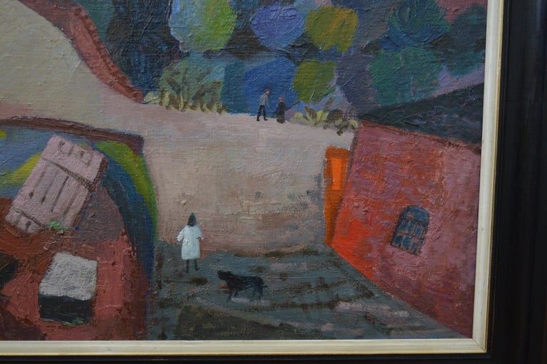 Ruth Burden - Modernist landscape, The road through the village For ...