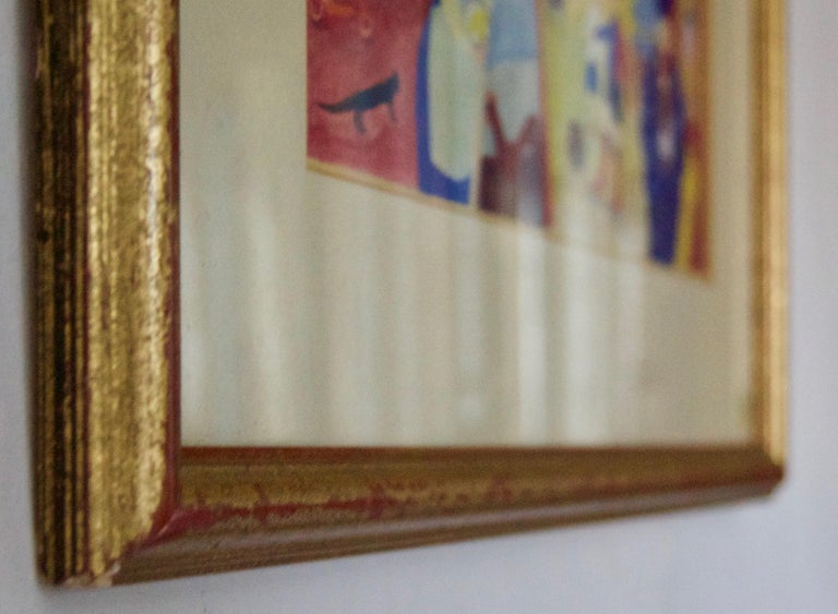 Ruth Burden - Seaside Town Impressionist - Mid 20th Century Watercolour ...