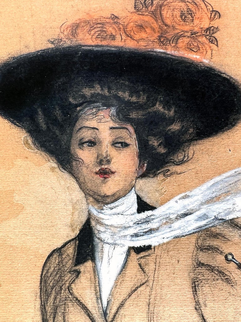 Ruth Eastman - High Fashion Elegant Woman with Parasol Umbrella with ...