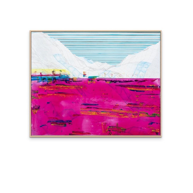 Ruth Lantz - Back Lit Bright Lights- Acrylic and Silkscreen Vibrant ...