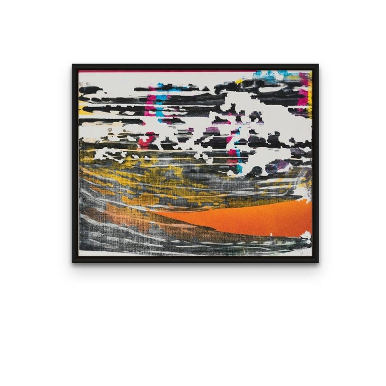 Ruth Lantz - Lightstream- Spray painting, Rectangular Acrylic. painting ...