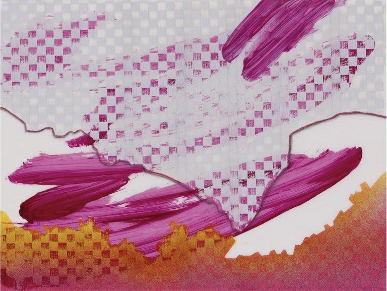 Ruth Lantz - Mountain Study V.3-06 - Silkscreen on paper Abstract ...