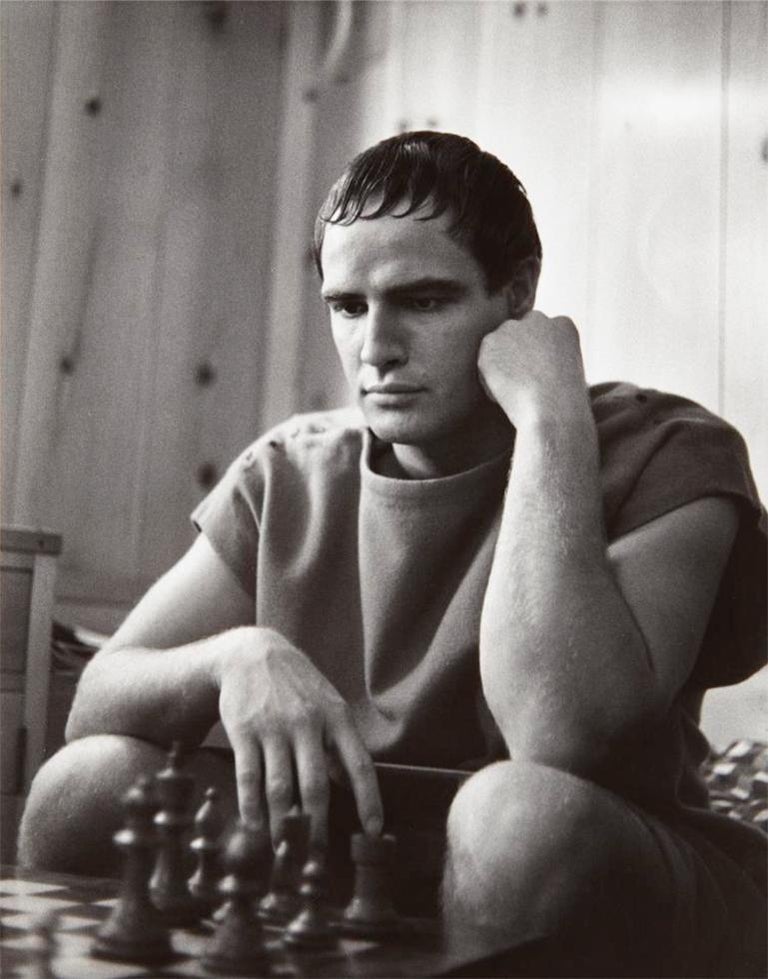 Ruth Orkin - Marlon Brando, on set of "Julius Caesar" For Sale at 1stDibs