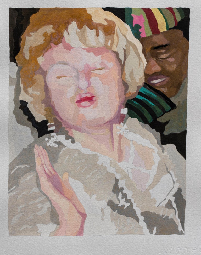Ruth Owens - Wally and Husband (study) For Sale at 1stDibs